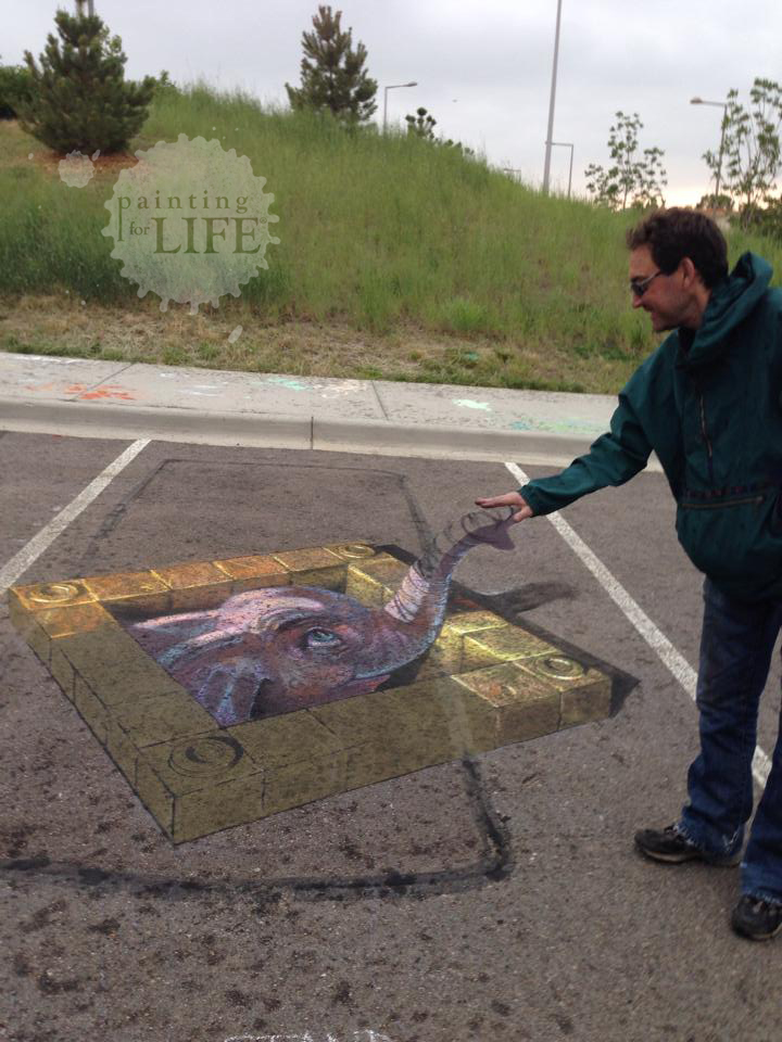 ben and elephant-web – Painting For Life®